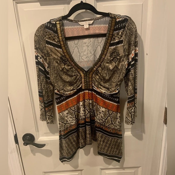 Boston Proper | Tops | Boston Proper Boho Beaded Tunic | Poshmark